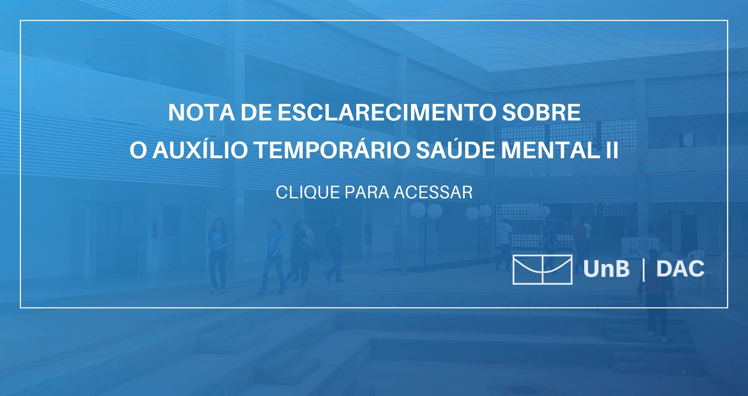 Decanato de Assuntos Comunitários - Nota de esclarecimento sobre o ... Decanato de Assuntos Comunitários - Nota de esclarecimento sobre o ...